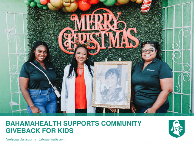 BahamaHealth Supports Community Giveback For Kids - Family Guardian